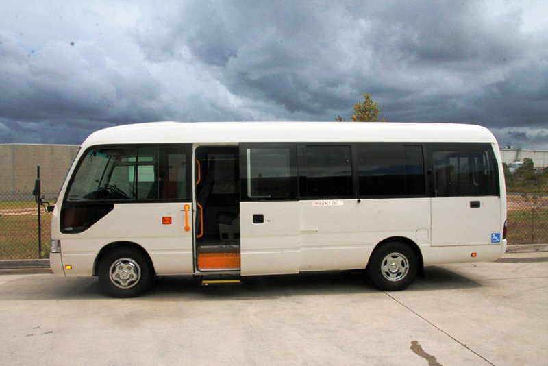 Uniting Care Toyota Coaster Bus Wheelchair conversion | Caddy Mobility